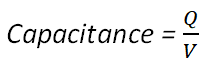 Capacitors, Capacitance and Charge