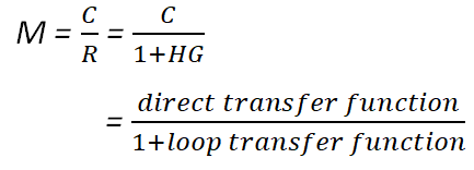 Transfer Functions and Block Diagrams of Control Systems