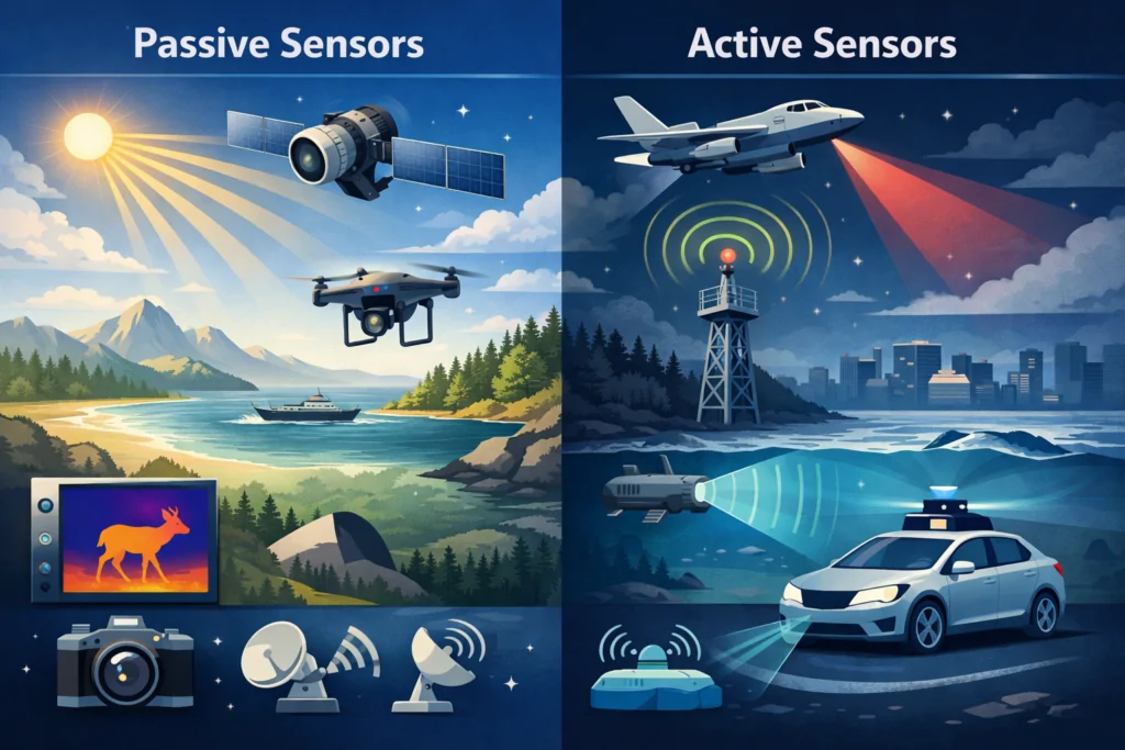 Passive vs. Active Sensors - Measurement & Control