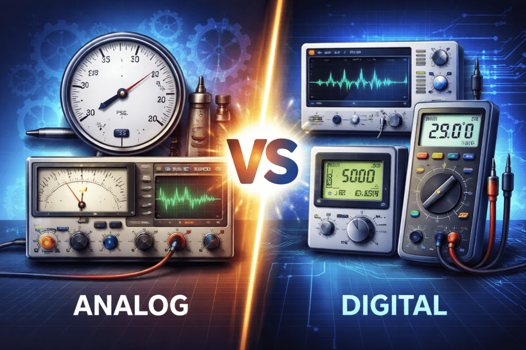 Digital Instruments vs. Analog Instruments - Electrical Measurements